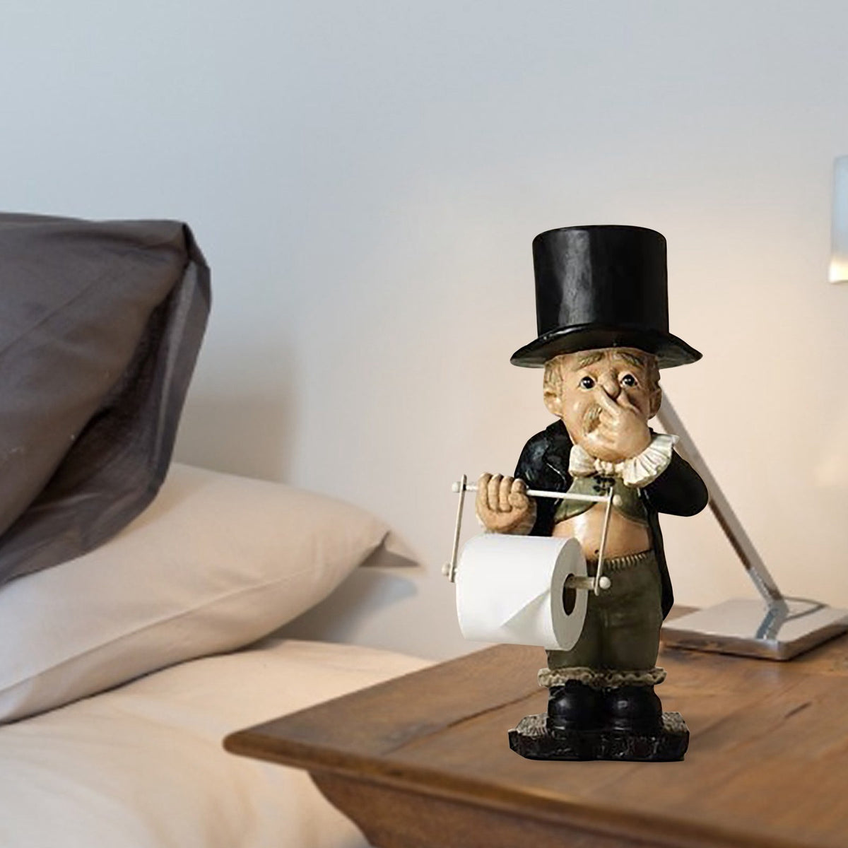 Toilet Butler Paper Holder Resin Ornament for Bathroom Decoration ...